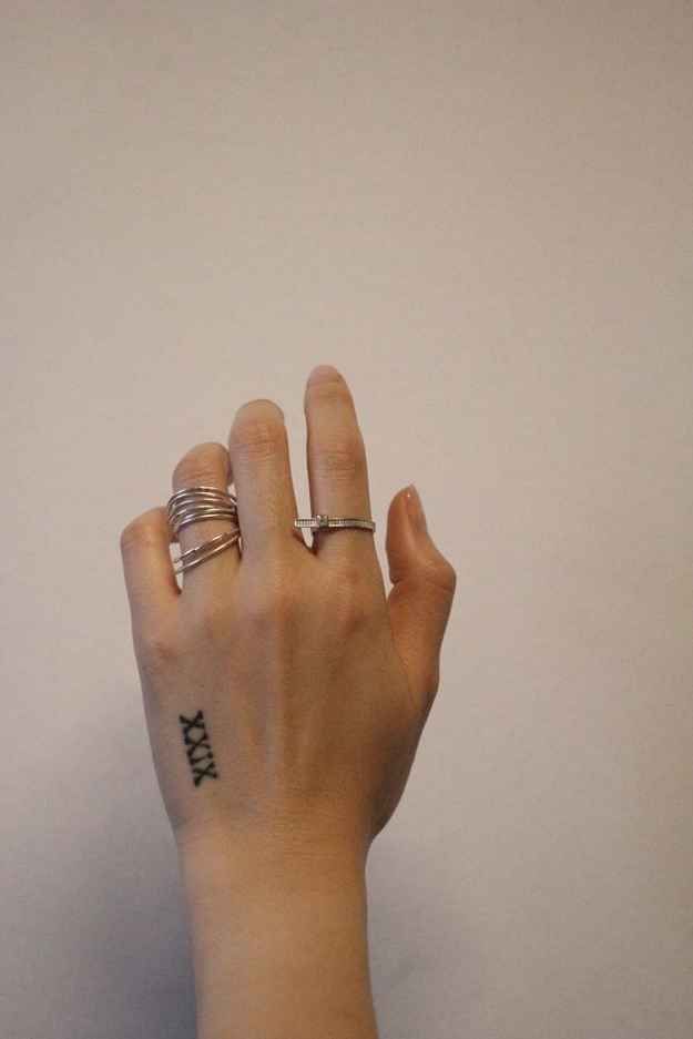 Roman numbers hand tattoo - | Tattoomagz › Tattoo Designs / Ink Works ...