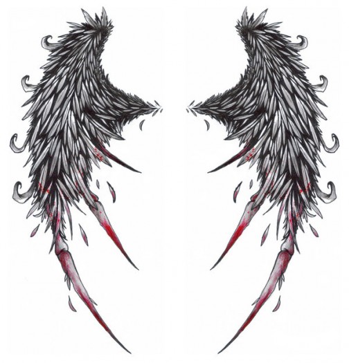 Broken Angel Wings Tattoo Designs - | Tattoomagz › Tattoo Designs / Ink ...