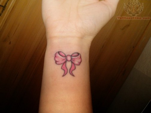 Cool Pink Ribbon Breast Cancer Tattoo for Girl - | Tattoomagz › Tattoo ...