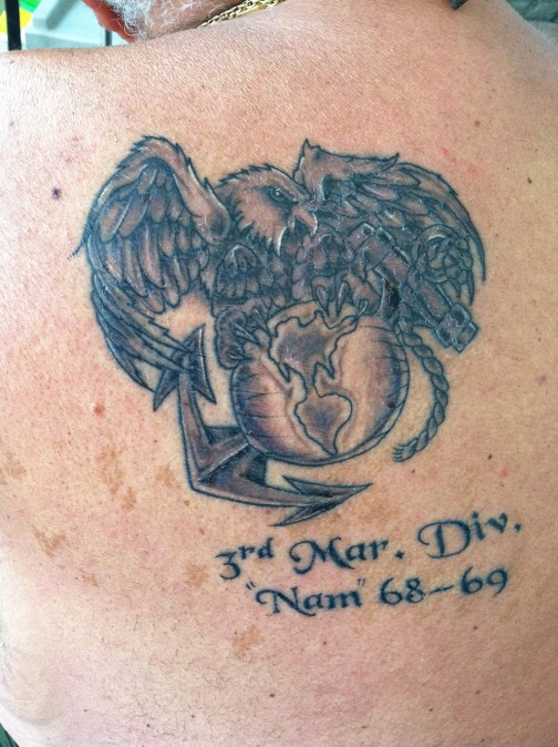 Eagle Globe And Anchor Tattoo 3rd Marine Div Tattoos - | Tattoomagz ...